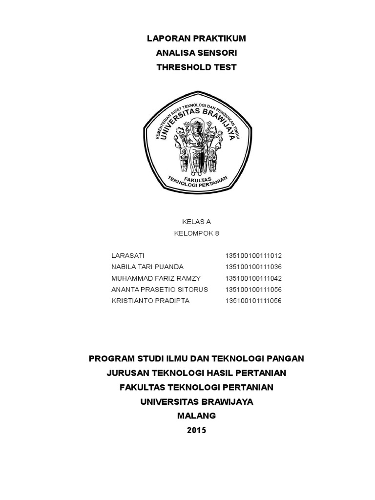 Laporan Threshold | PDF