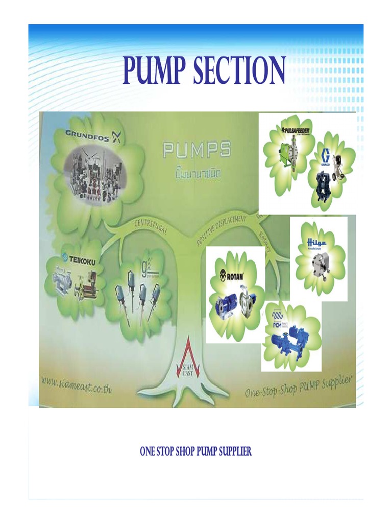 Pump Selection Guideline | PDF | Pump | Bearing (Mechanical)