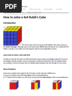 Rubik's Cube Patterns | PDF | Polytopes | Puzzles