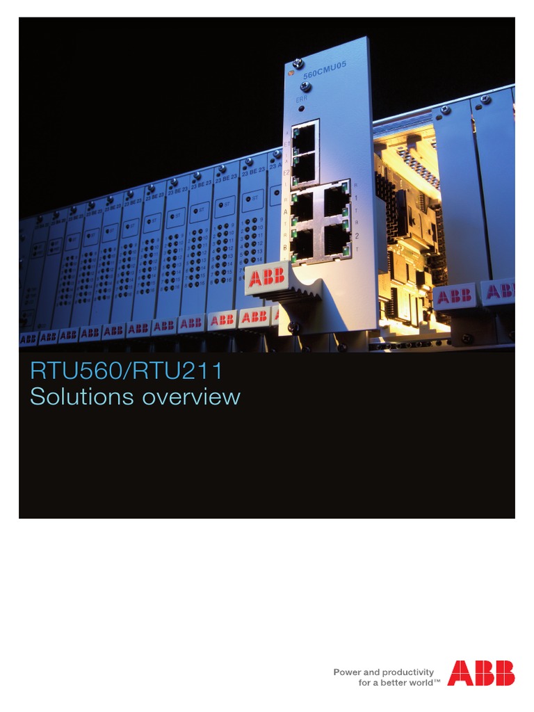 RTU560-RTU211 - Solutions Overview - Brochure | PDF | Electrical Grid ...