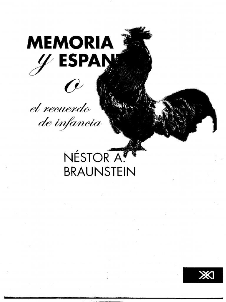 Braunstein Memoria y Espanto PDF | PDF | Ciencia cognitiva | Semiótica