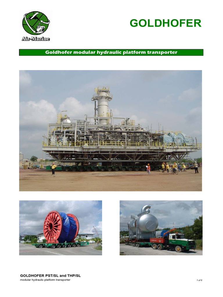 Goldhofer Modular Hydraulic Transporters | PDF | Technology ...