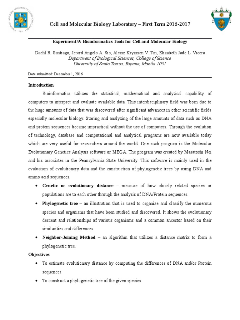 CMB Lab Exp 9 | PDF | Sequence Alignment | Bioinformatics