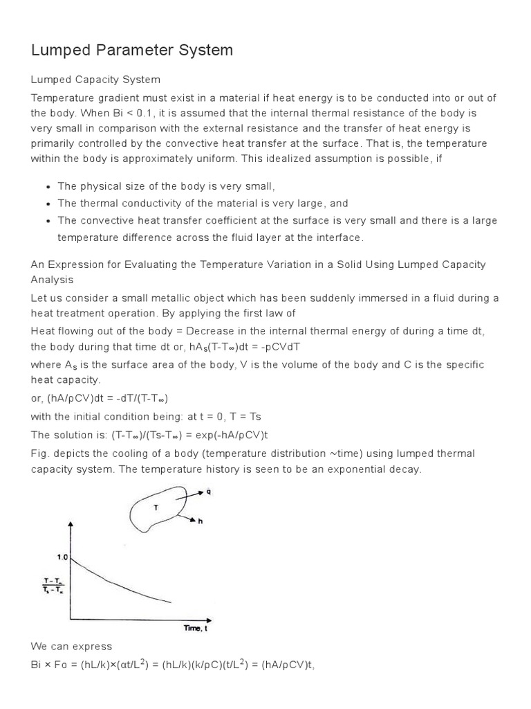 07.lumped Parameter System | PDF