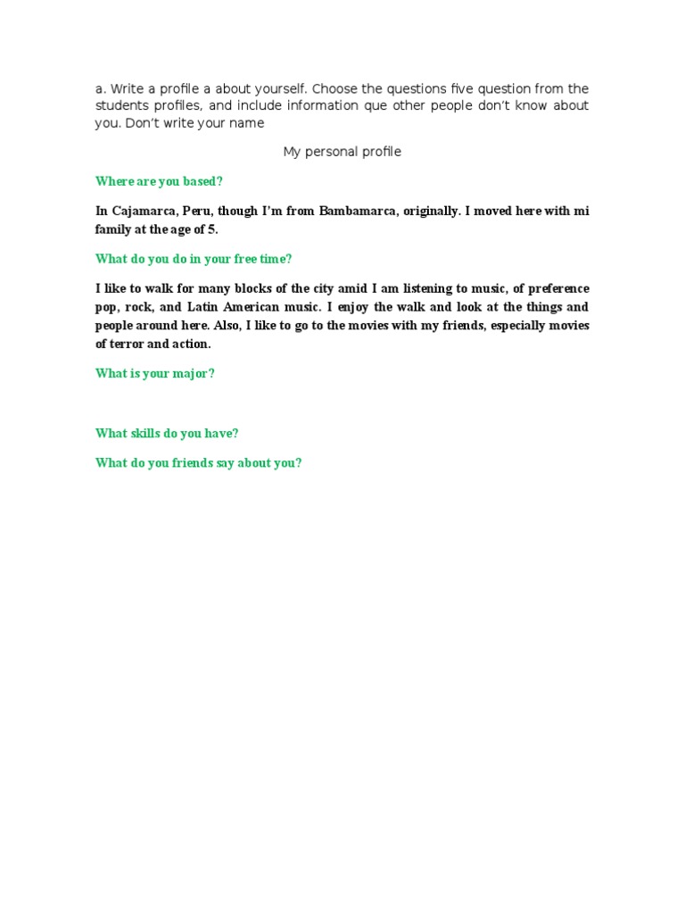 Where Are You Based? | PDF