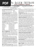 Tedim Labu (Tiddim Hymn Book) Tonic Solfa Notation | PDF | Elements Of ...