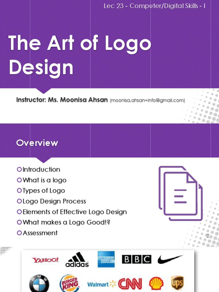 Art of Logo Designing | PDF | Logos | Communication Design