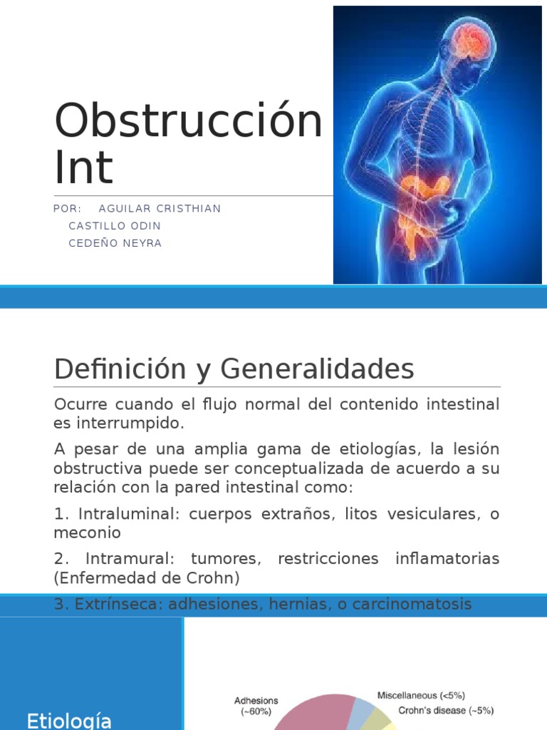 Obstrucción Intestinal | PDF | Especialidades Medicas | Medicina CLINICA
