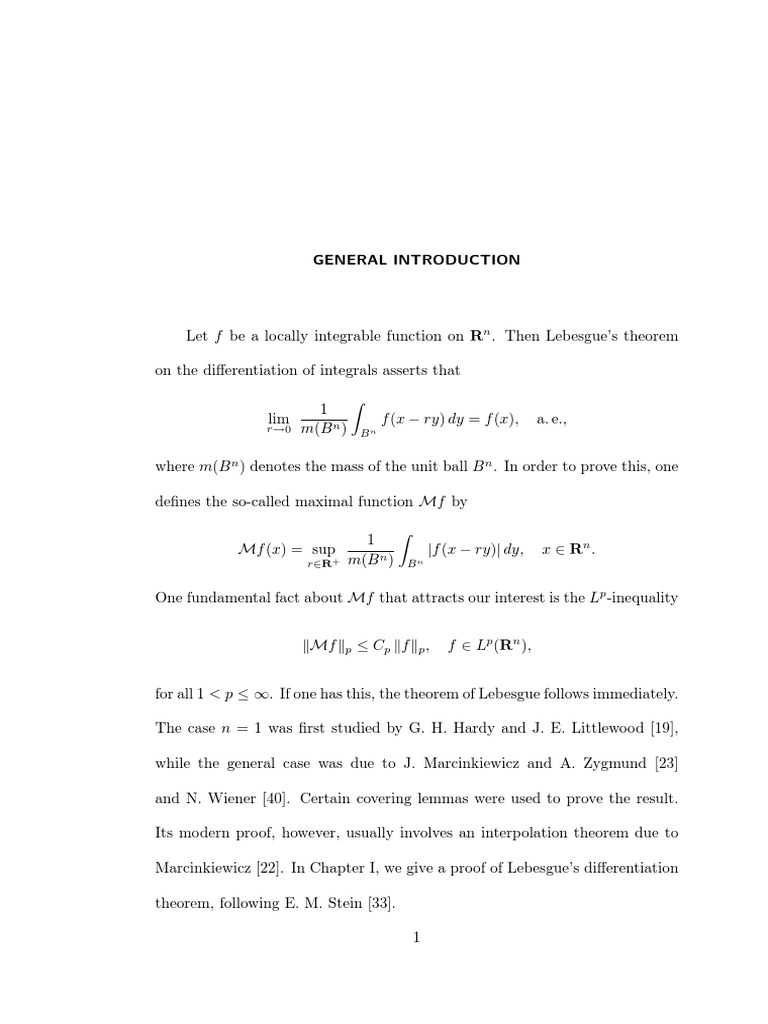 08 Intro | PDF | Lebesgue Integration | Integral