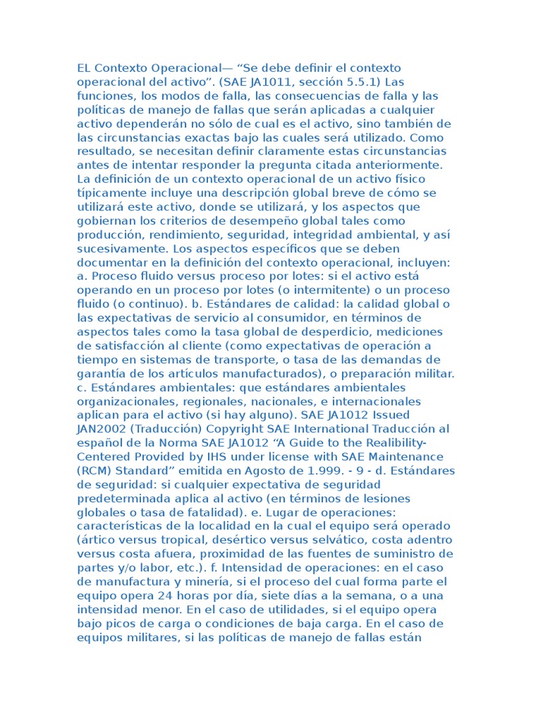 EL Contexto Operacional | PDF | Transporte | Negocios (general)