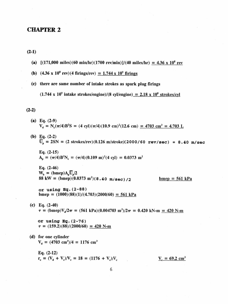 Solution Manual For Engineering Fundamentals of The Internal Combustion ...