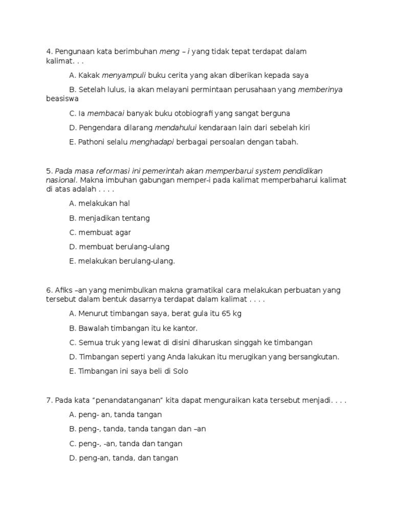 Soal Bind | PDF