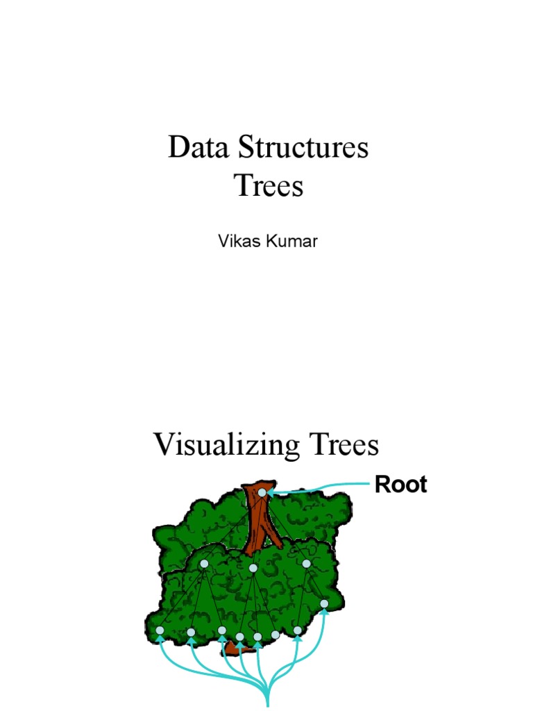 Data Structures Trees: Vikas Kumar | PDF | Mathematical Concepts | Theoretical Computer Science