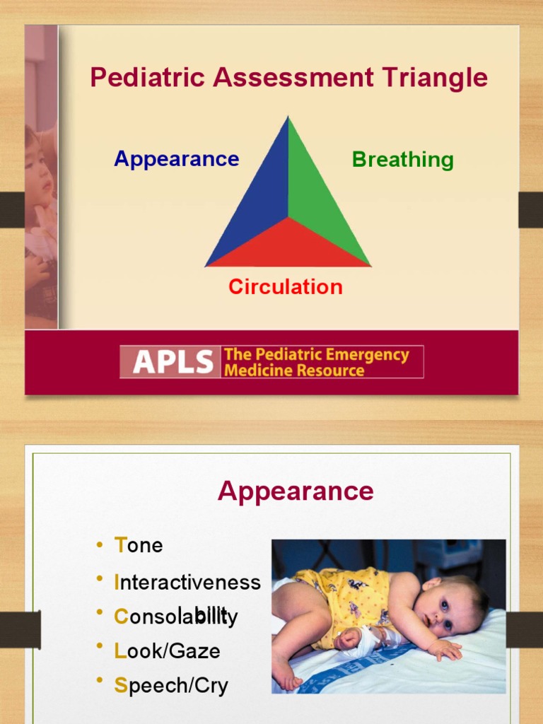 Pediatric Assessment Triangle Overview | PDF | Respiratory Tract ...