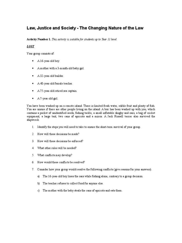 Law and Justice | PDF