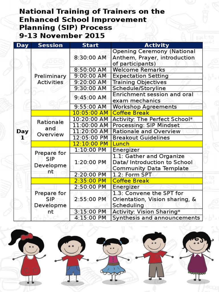 Workshop Schedule | PDF | Communication | Learning