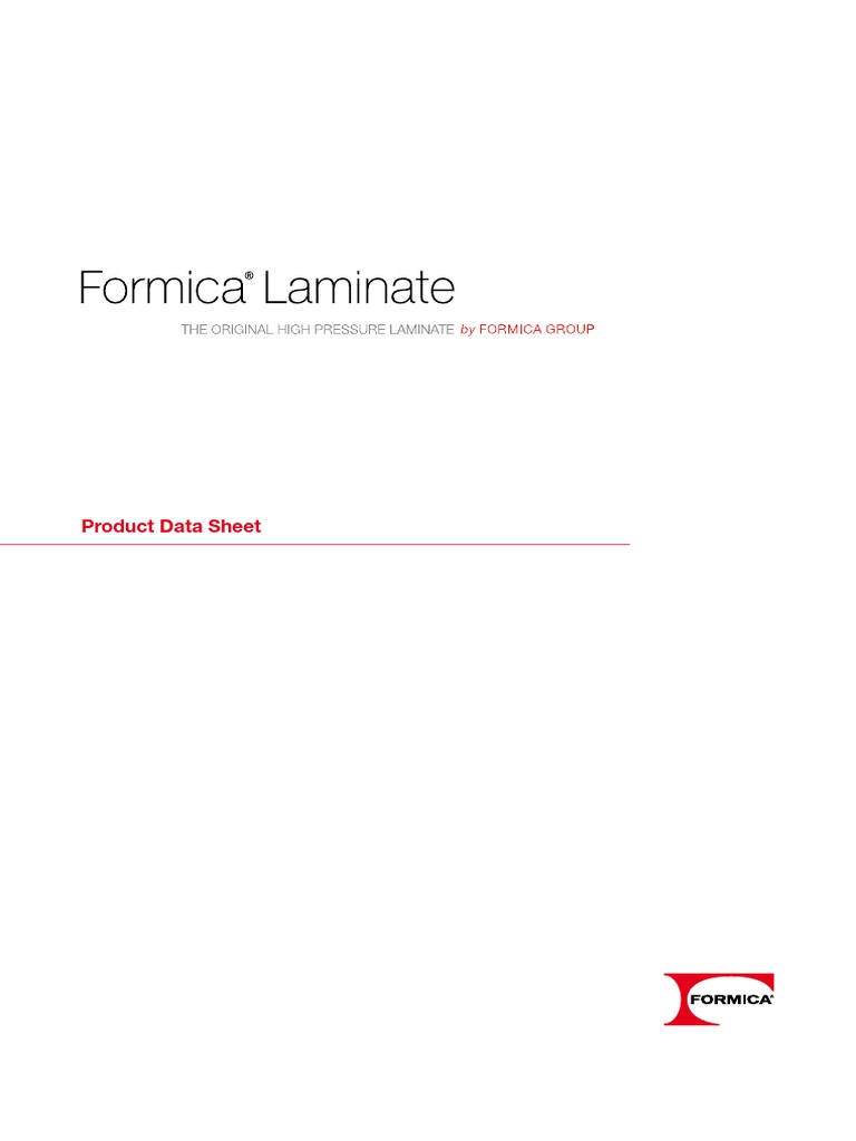 Formica Laminate Product Data Sheet en | PDF | Combustion | Chemistry