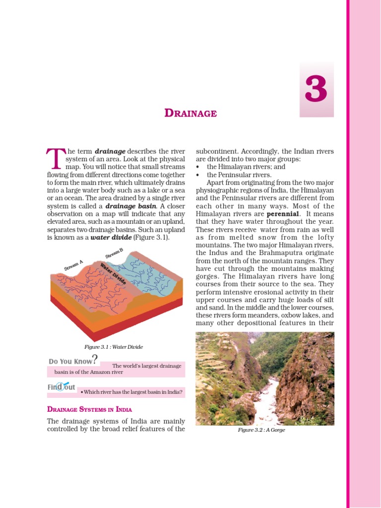 Rivers and Drainage PDF | PDF | Indus River | River