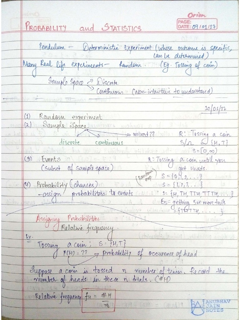 Probability and Statistics | PDF