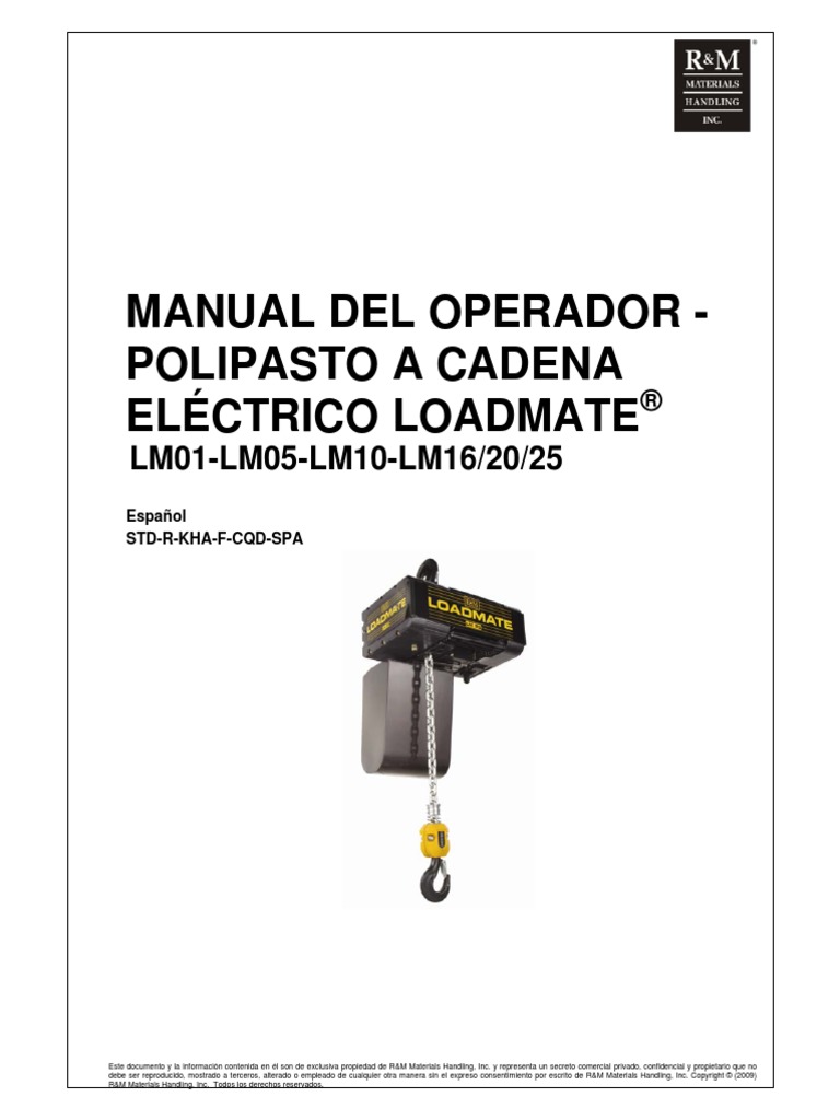 LM Ech Operator Manual 2009-0 SP | PDF | Tecnología