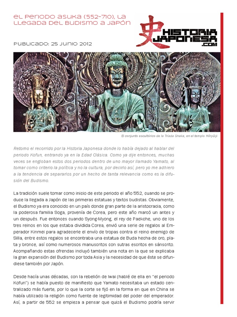 1.el Periodo Asuka | PDF | Japón | Religión y creencia