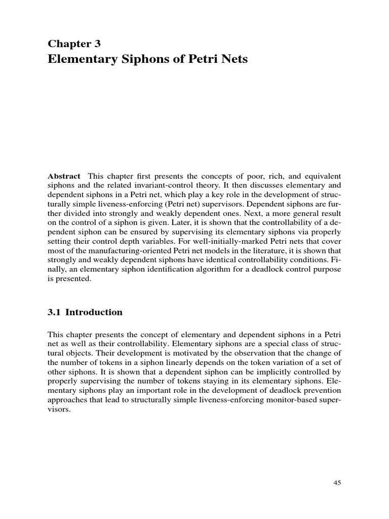 Elementary Siphons of Petri Nets | PDF | Integrated Truss Structure | Matrix (Mathematics)