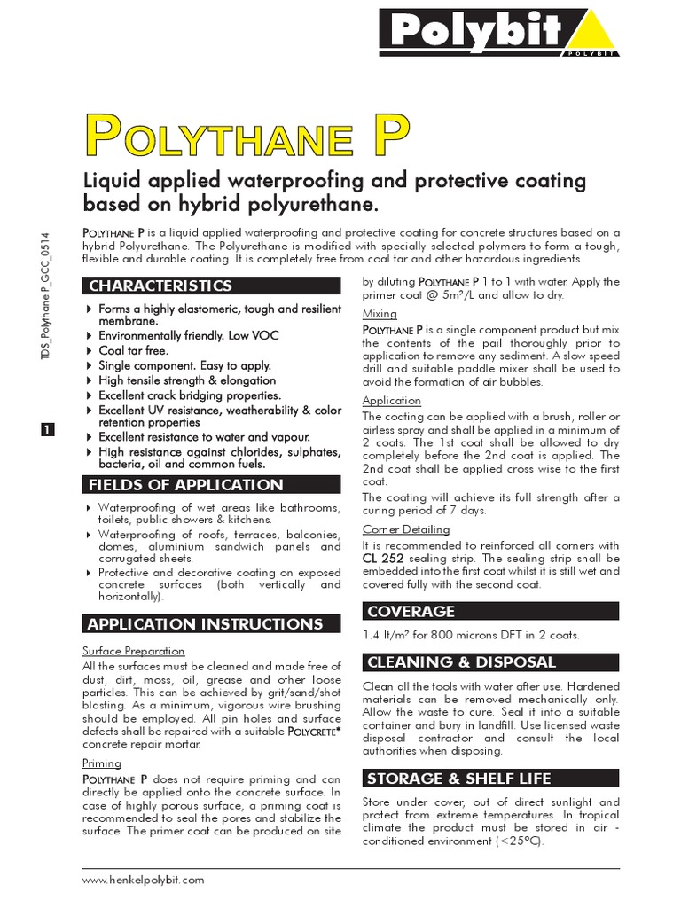 Polythane p | Chemistry | Materials