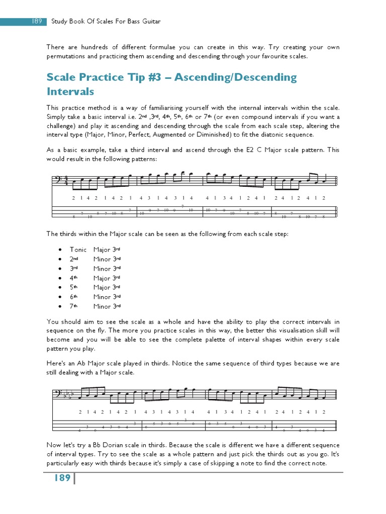 Sample 7 Thirds | PDF | Scale (Music) | Interval (Music)