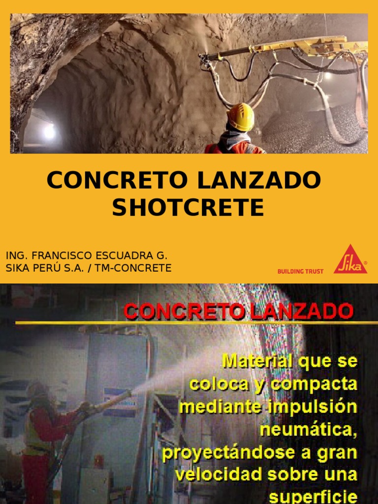 Concreto Lanzado - Shotcrete | PDF | Bomba | Agua