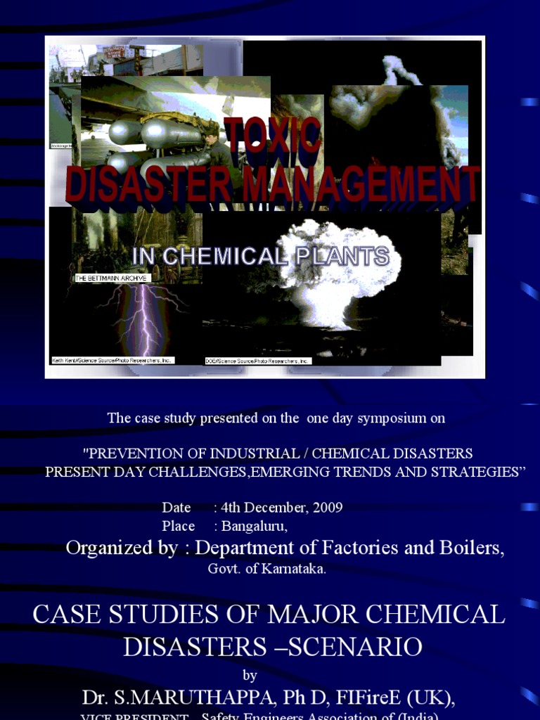 Case Study Major Chemical Disasters File Minimize | PDF | Urea | Ammonia