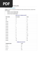 Cable Trunking Size Selection Guide | PDF | Manufactured Goods | Equipment