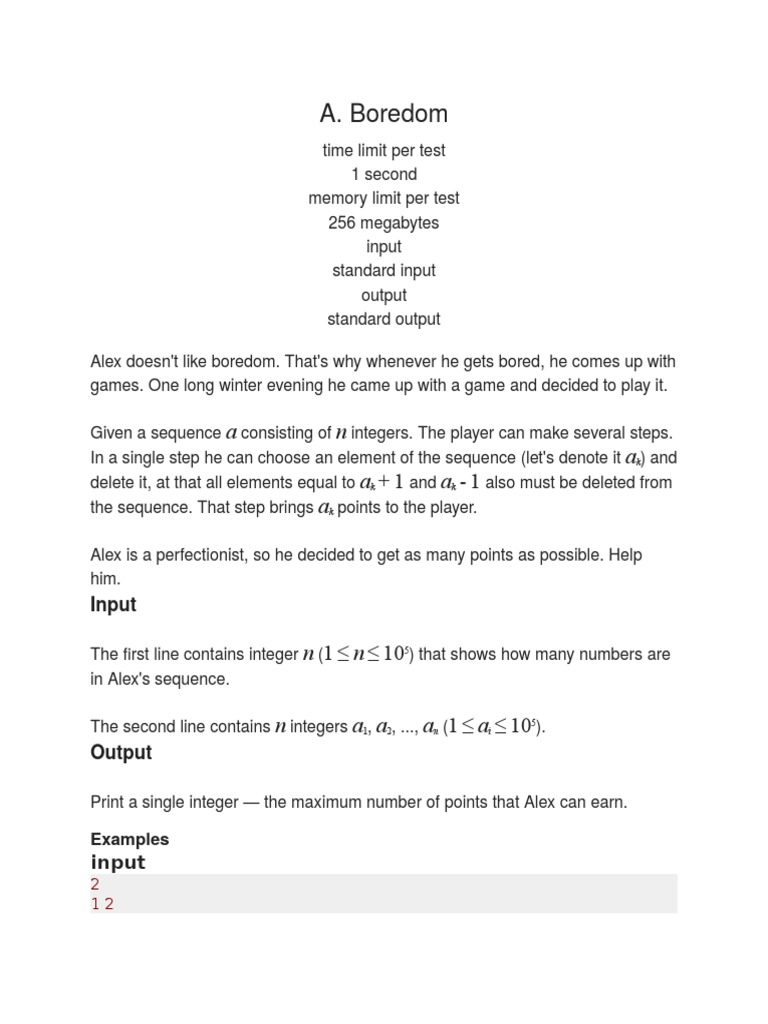 Codeforces Problems Dp Pdf String Computer Science Sequence