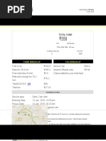Ola Cabs Receipt | PDF | Invoice | Public Finance