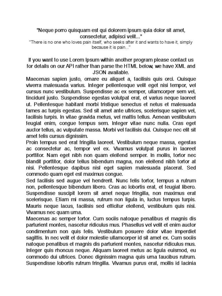 There Is No One Who Loves Pain Itself, Who Seeks After It and Wants To ...