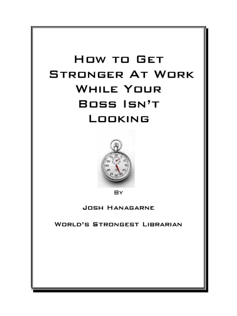 Getting Stronger at Work | PDF | Flexibility (Anatomy) | Physical Fitness