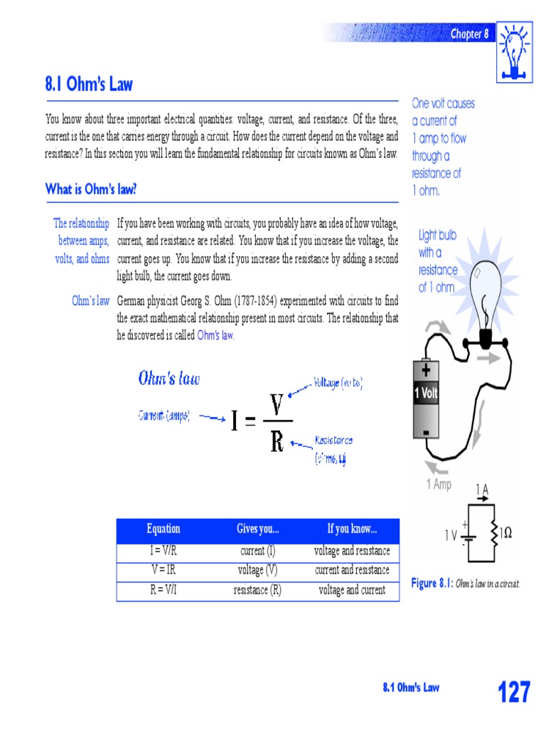 What Is Ohm's Law? | PDF | Electrical Resistance And Conductance | Resistor