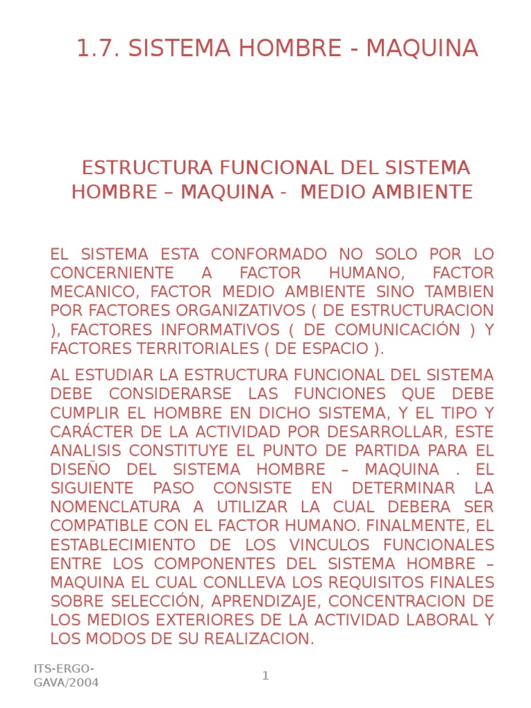 Ergonomia Unidad2 | PDF | Factores humanos y ergonomía | Fisiología
