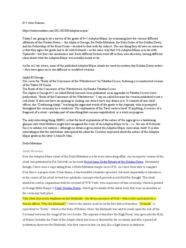 6 5 Comparison Alex Sumner | PDF | Spirituality | Hermeticism