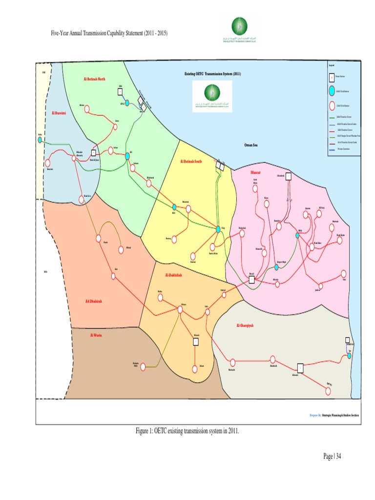 Oetc Grid Map-2011 | PDF