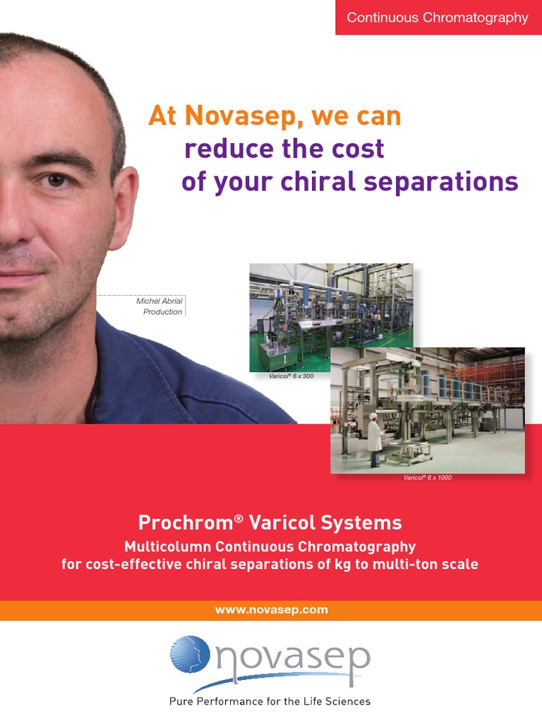 Novasep - Separari Chirale PDF | PDF | Chromatography | Physical Sciences