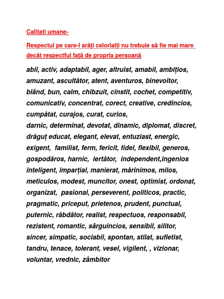 Calitati-umane