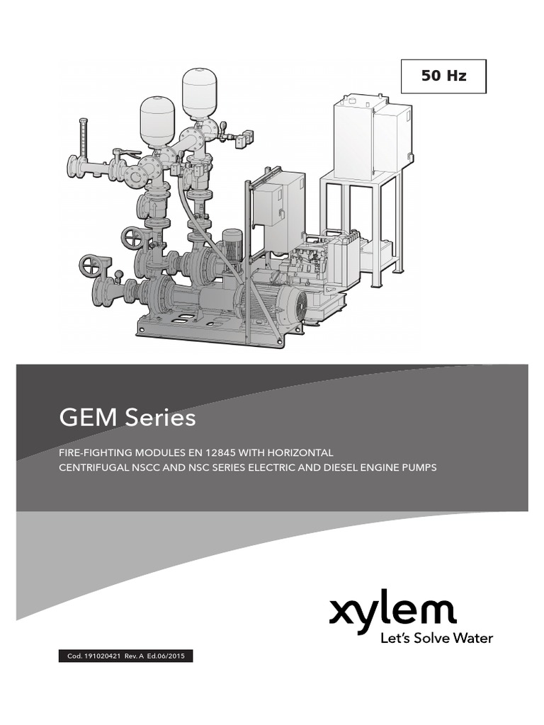 GEM Modular Fire-Fighting Booster Sets | PDF | Pump | Valve