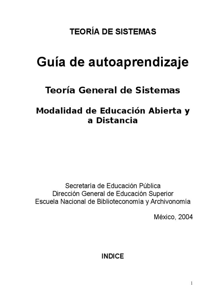 Teoria de Sistemas | PDF | Teoría de sistemas | Science