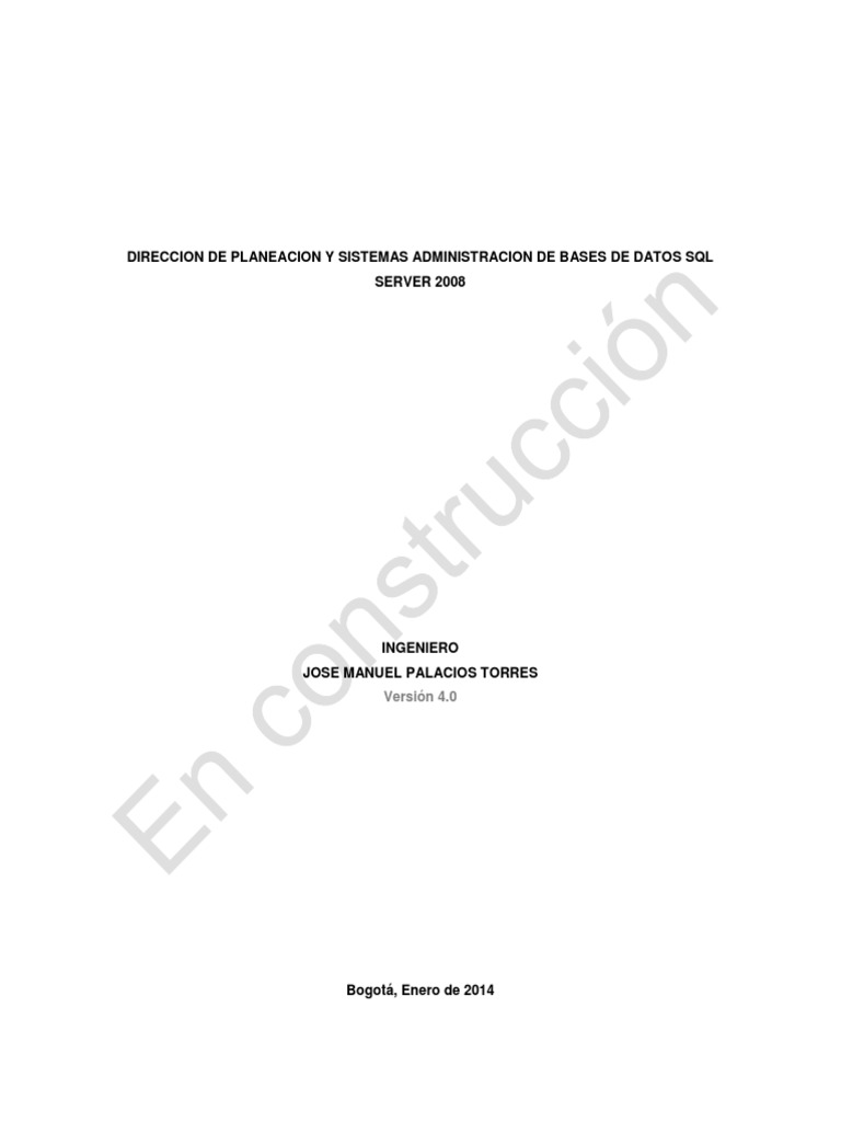 Lineamientos BD Buenas Practicas | Descargar gratis PDF | Servidor SQL de Microsoft | Tabla ...