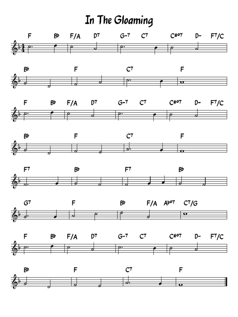 In The Gloaming | PDF