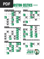 2021-22 Cleveland Cavaliers Printable Schedule | PDF | National ...