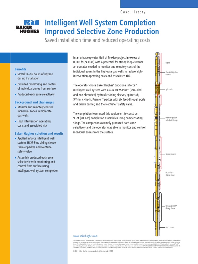 Intelligent Well System Completion Improved Selective Zone Production ...