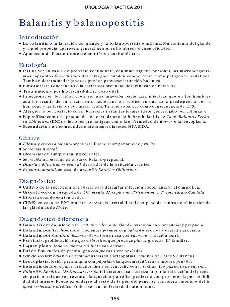 Balanitis | Inmunología | Ciencias de la Salud