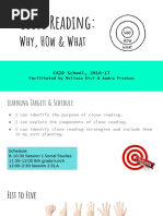 Grade 7 - Short Story Unit | PDF | Reading Comprehension | Lesson Plan