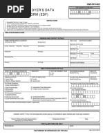 Employer'S Change of Information Form (Ecif) : HQP-PFF-106 (V05, 11/ ...